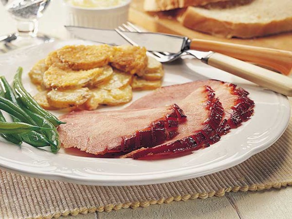 Molasses Black Pepper Glazed Ham - Indiana Kitchen® Brand Pork Products