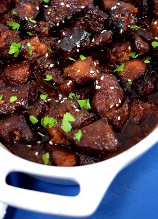 Garlicky Sweet Mini Pork Bites - Indiana Kitchen® Brand Pork Products