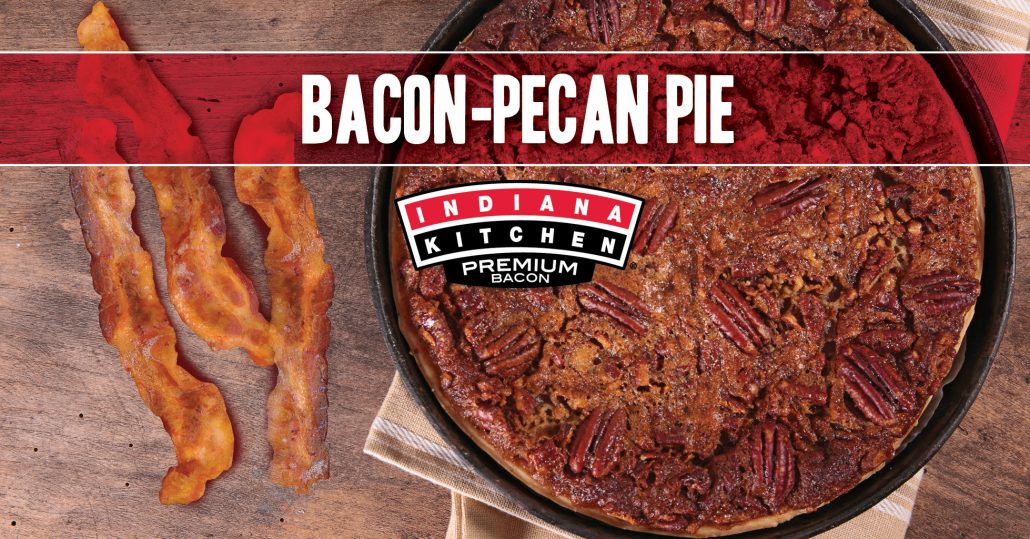 Indiana Kitchen Bacon-Pecan Pie | Indiana Kitchen® Brand Pork Products
