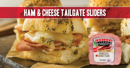 Ham and Cheese Tailgate Sliders - Indiana Kitchen® Brand Pork Products